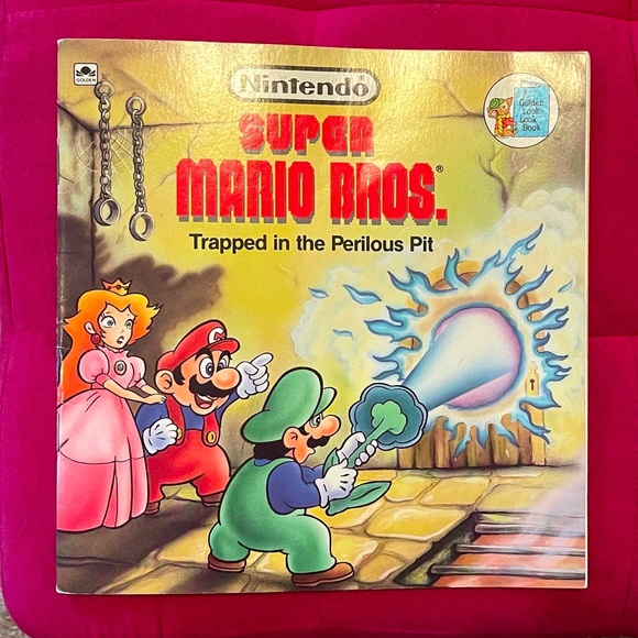 Toys | Vintage Super Mario Nintendo Book | Poshmark